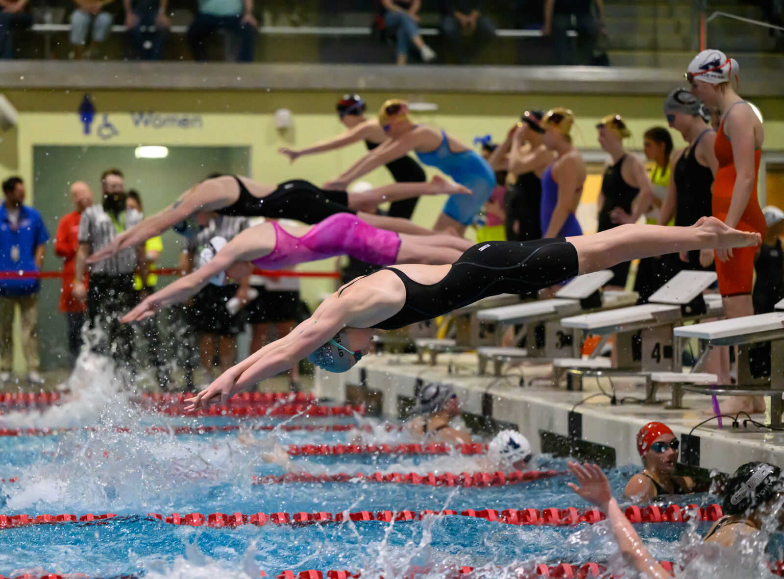 Photo galleries of the girls swimming and diving championships