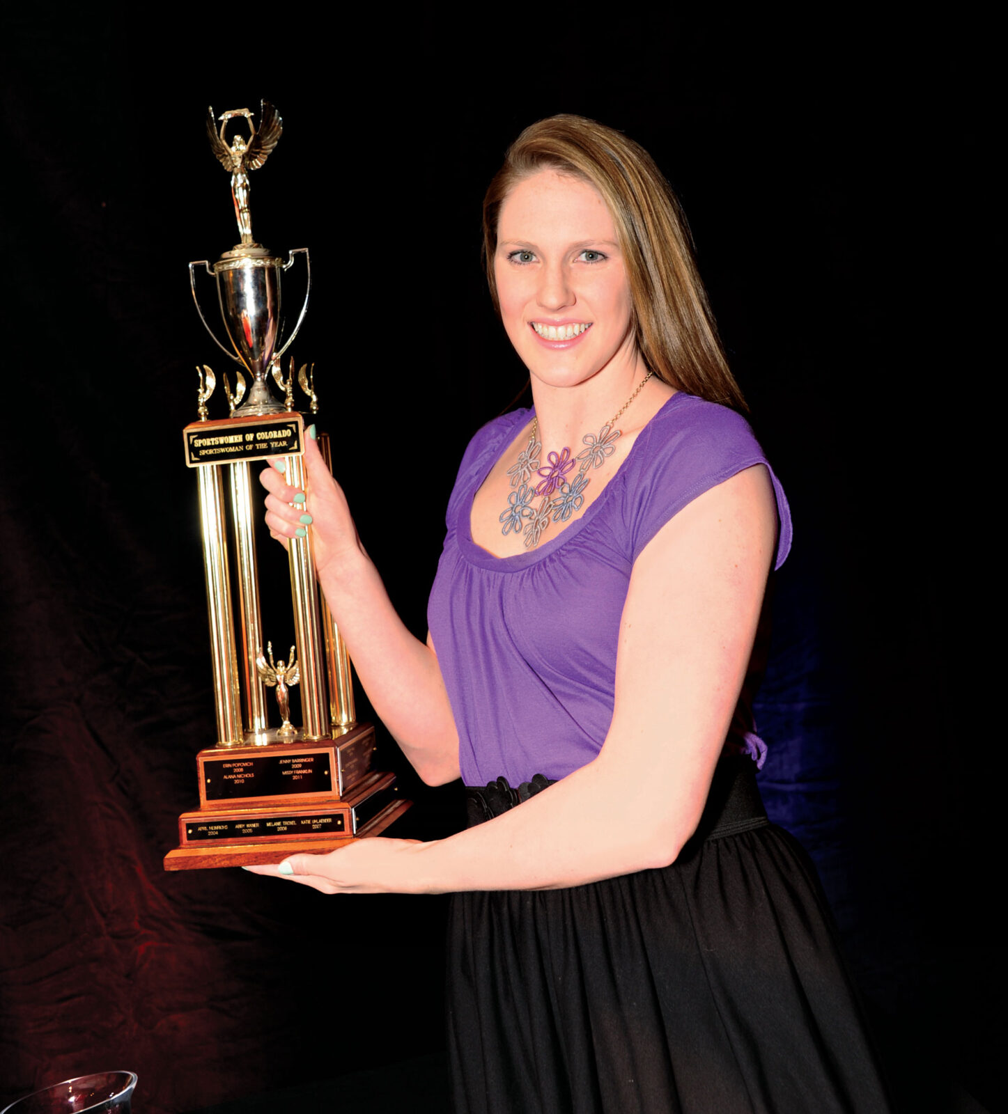 Missy Franklin makes a splash in her next chapter