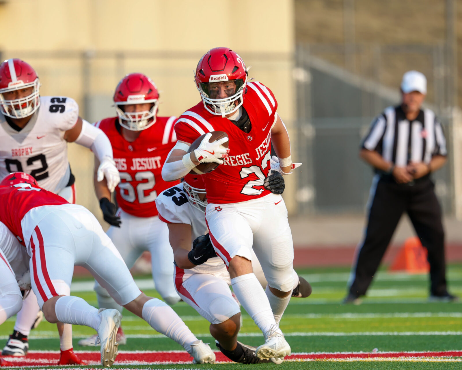 Regis Jesuit football drops third straight in loss to Brophy Prep