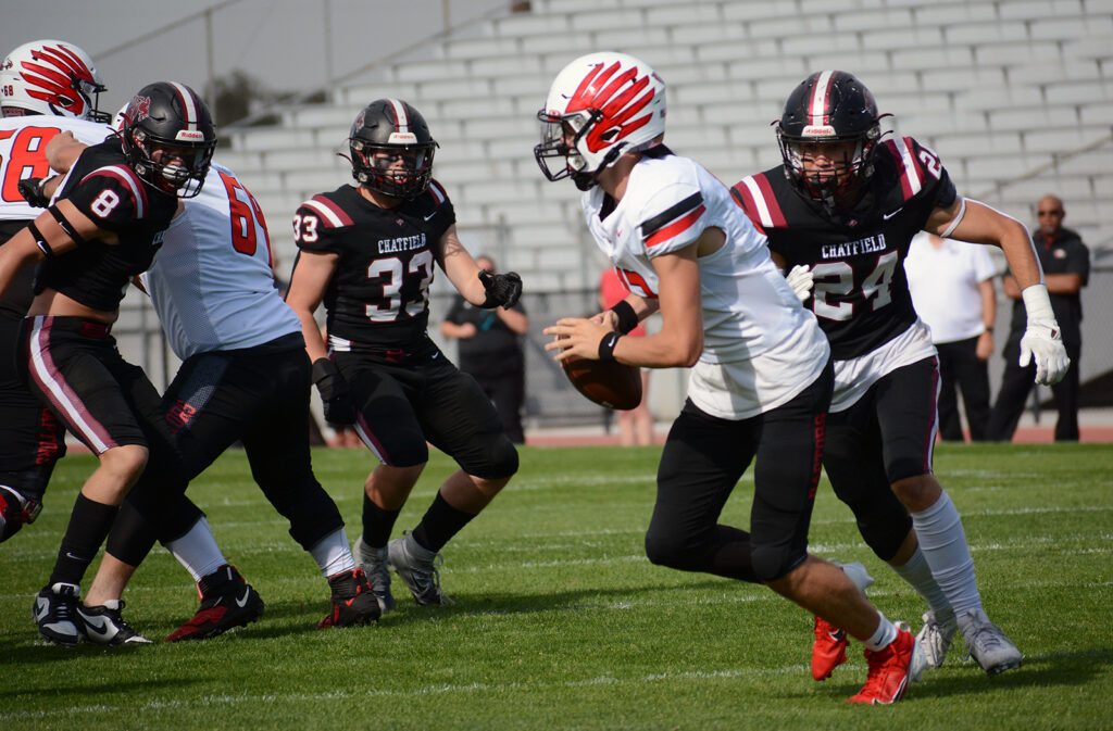 Late TD leap sends Chatfield football to win over Eaglecrest - Colorado ...