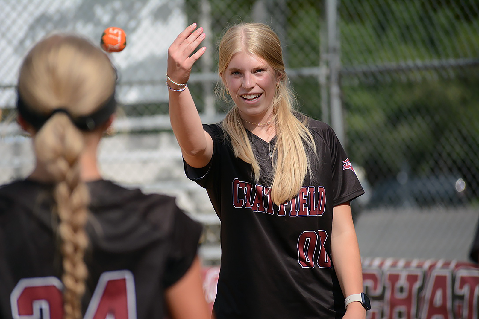 Kendall Holloway embracing new role on Chatfield softball team ...