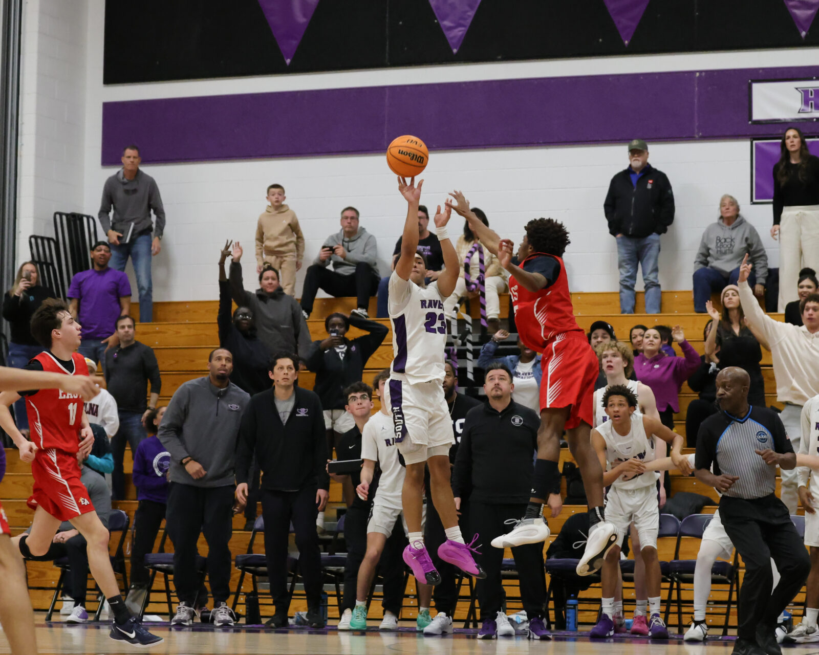 Denver South boys basketball beats Denver East in wild ending