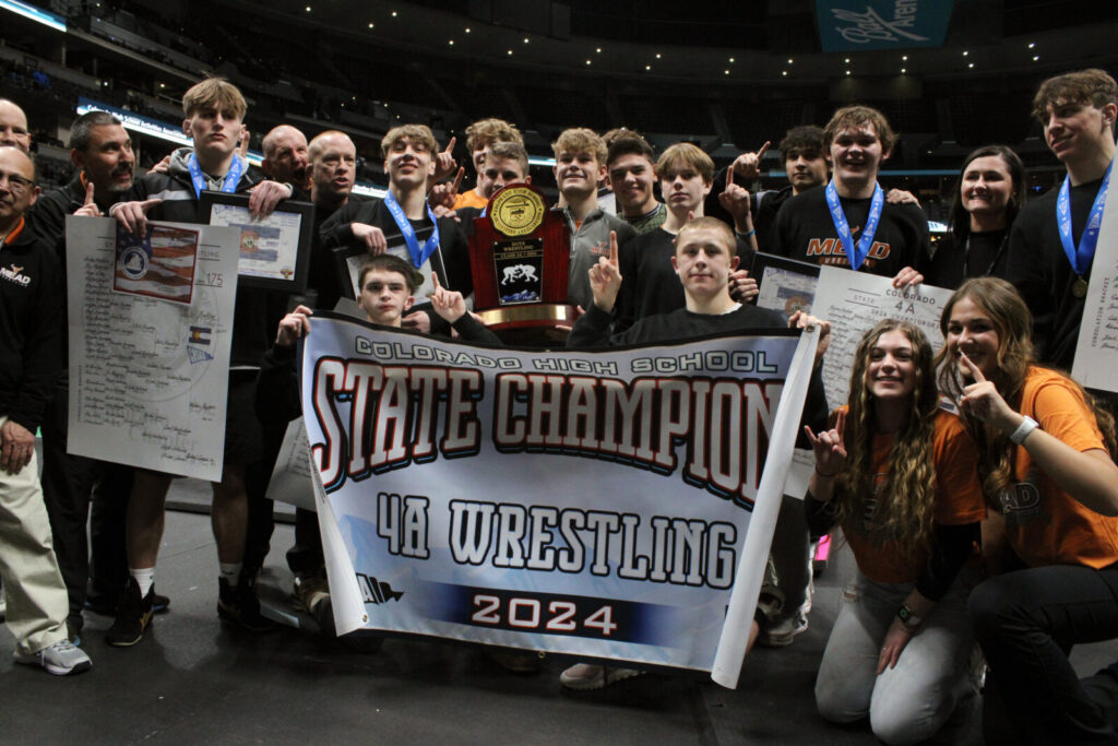 Mead captures first wrestling state championship in school history