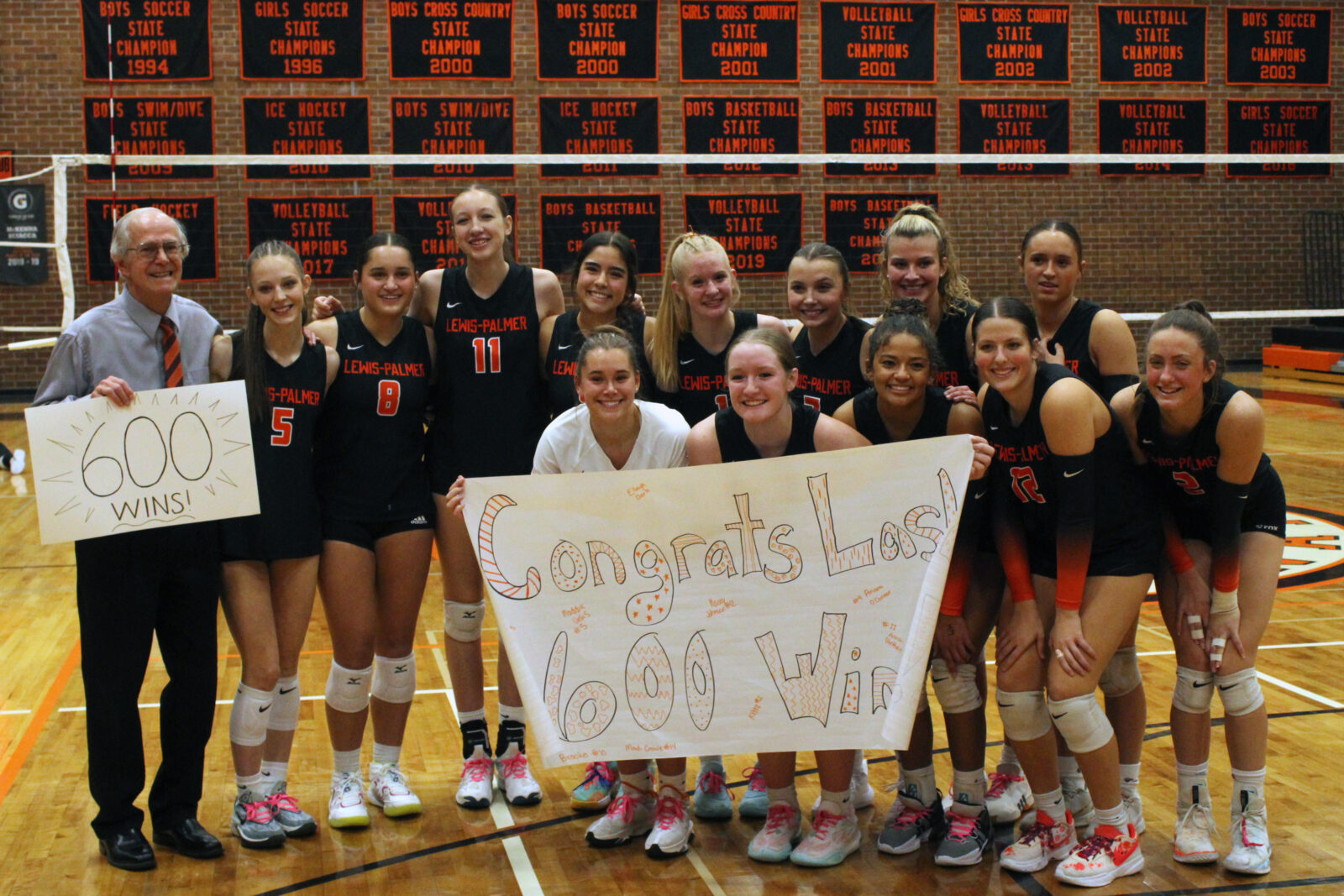 Lewis-Palmer girls volleyball coach Don Lash gets 600th win