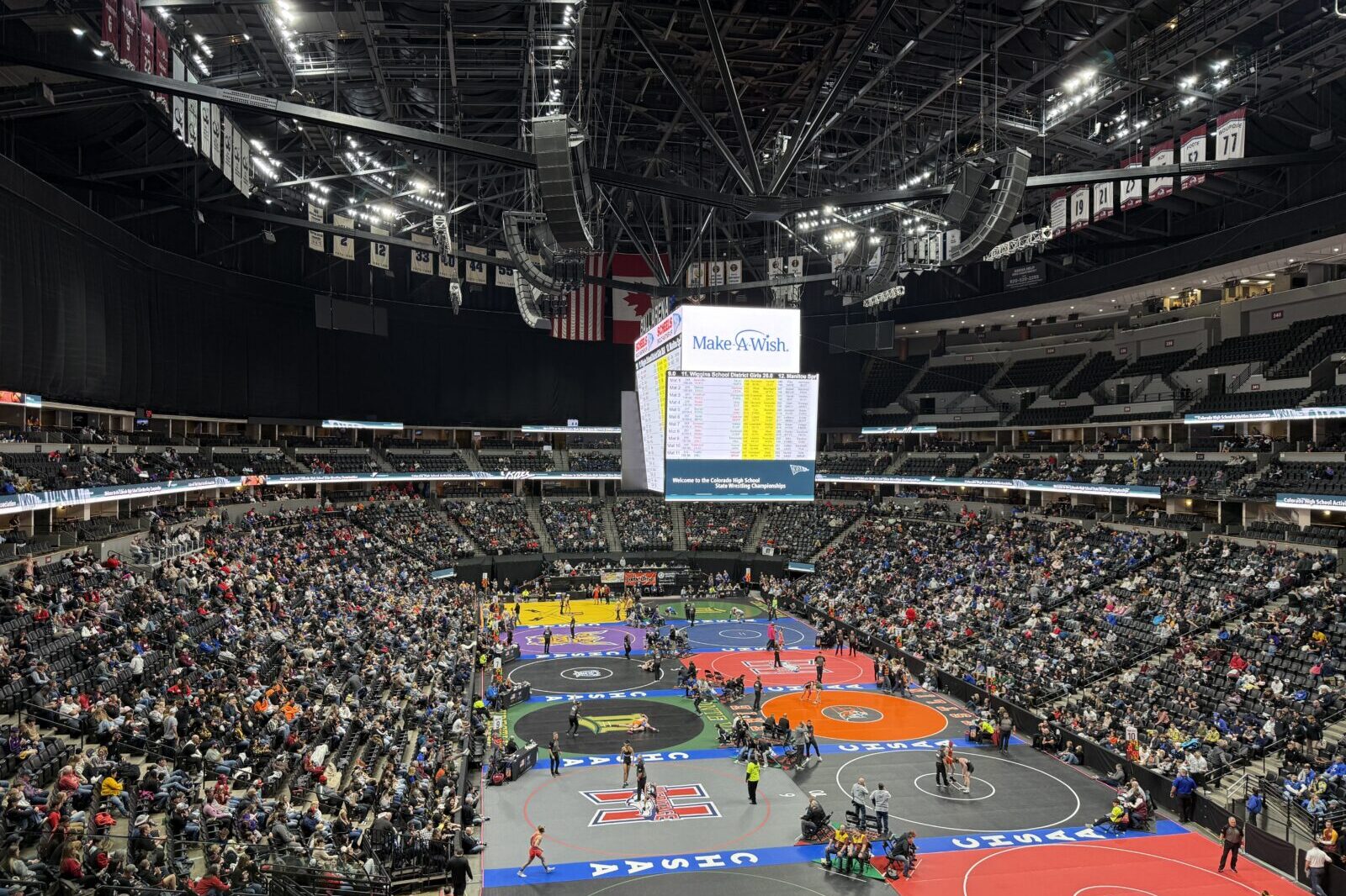 Grapplers take to Ball Arena for the state wrestling tournament