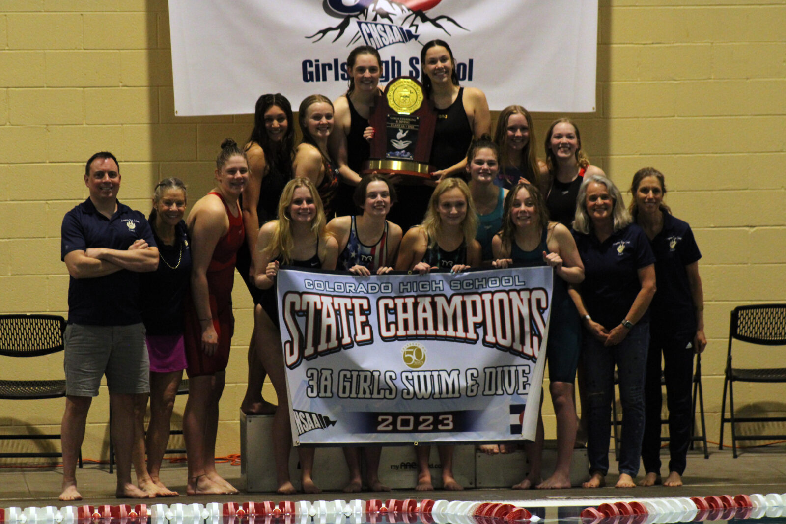 Evergreen wins fifth straight 3A girls swimming title