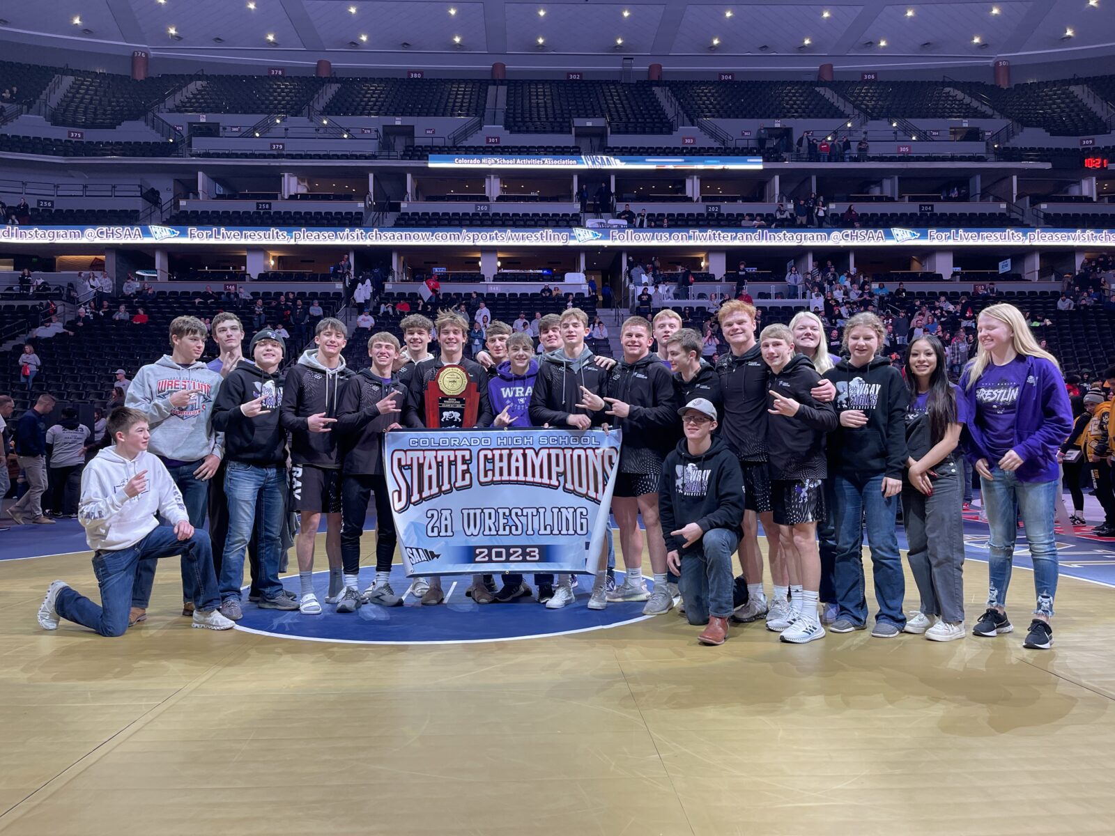 Buena Vista's Camp wins 3rd wrestling title, Wray wins team crown