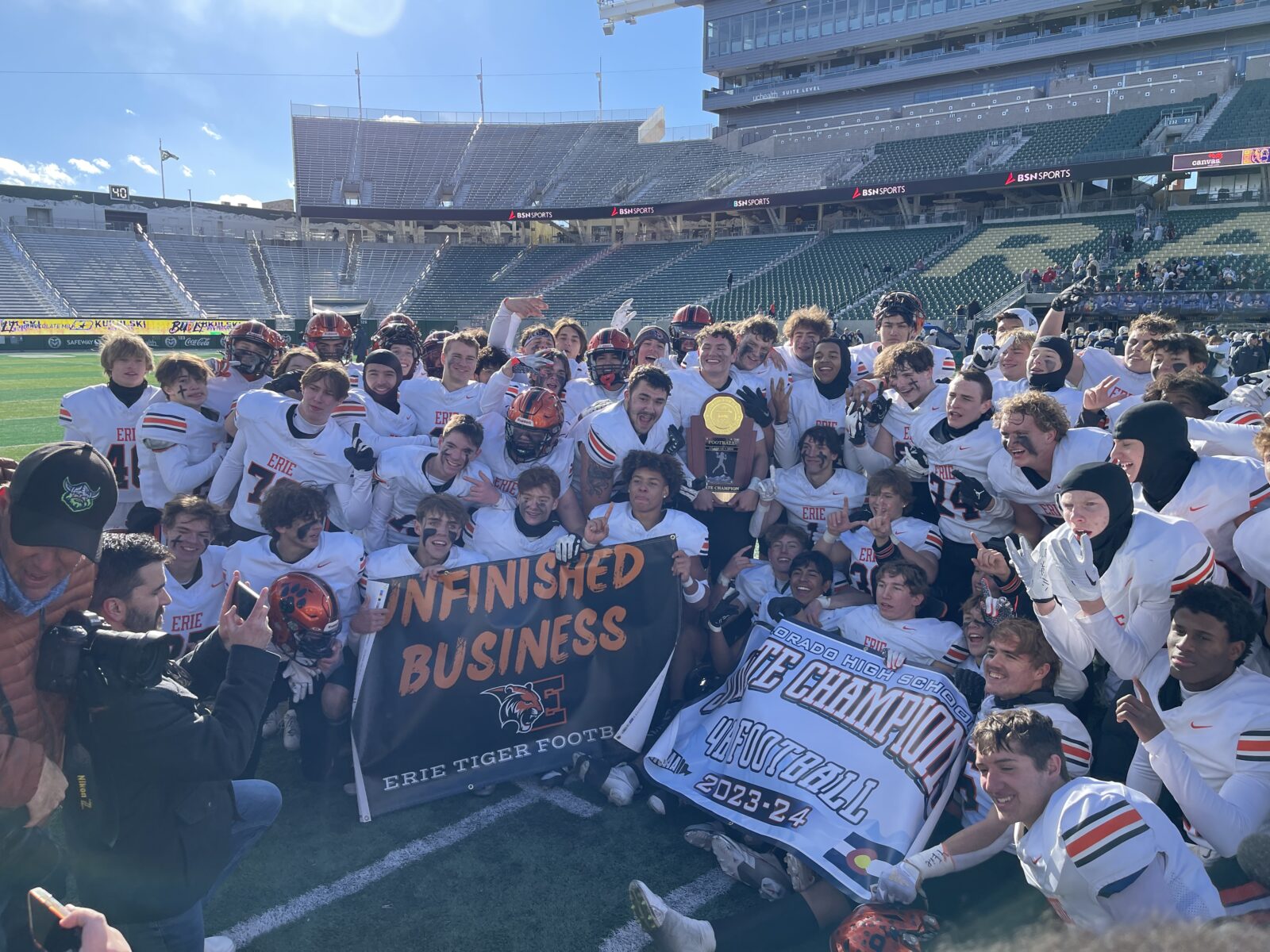 Barnett shines as Erie beats Palmer Ridge for 4A football title