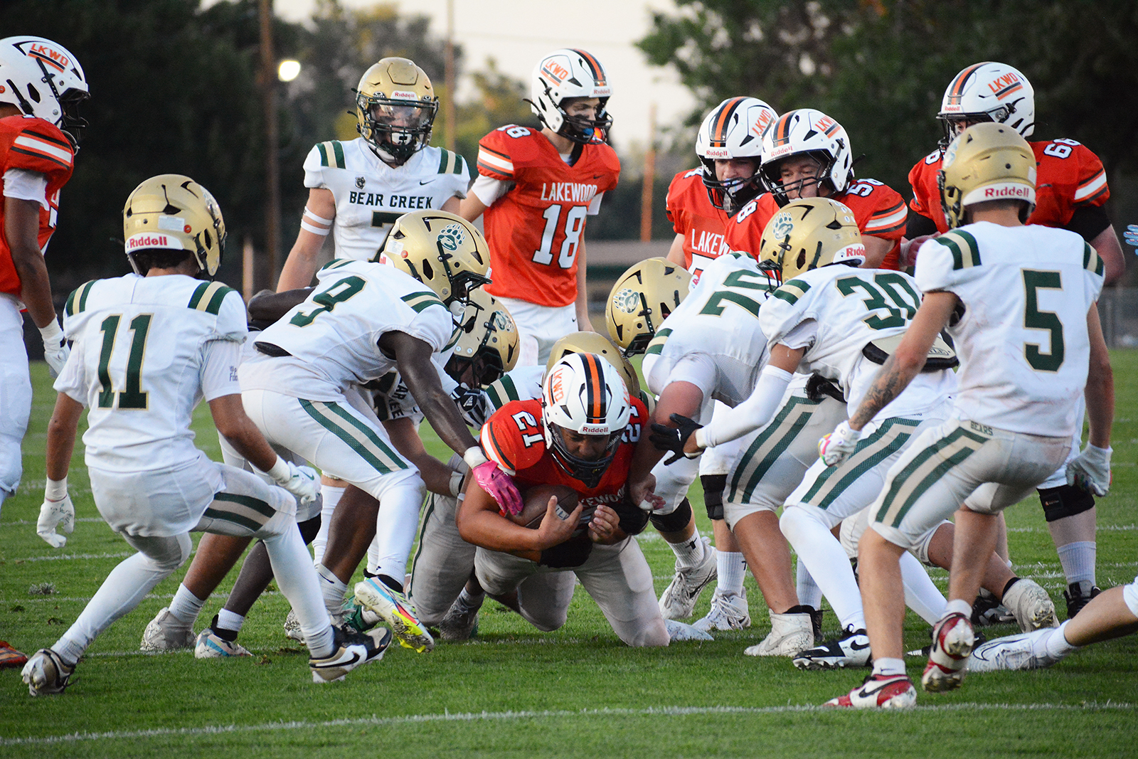 Bear Creek football airs it out at Jeffco Stadium in win over Lakewood ...