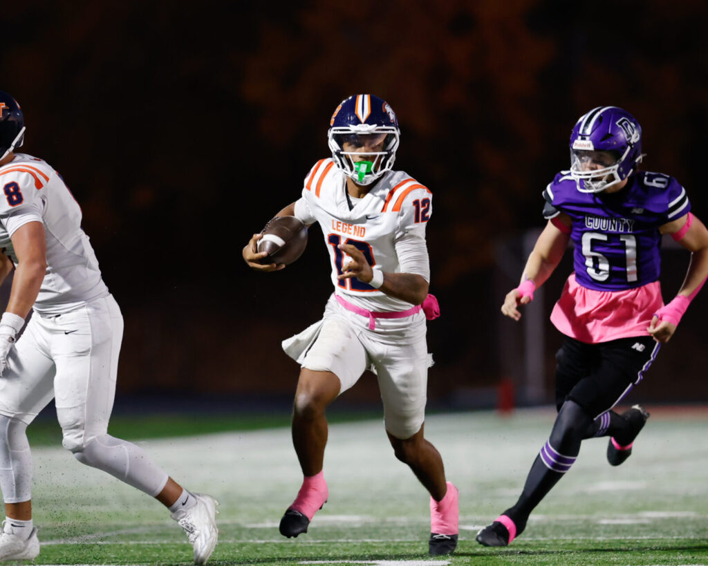 Legend football runs away from Douglas County